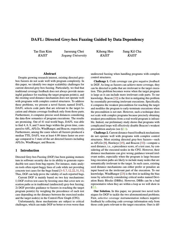 GitHub - prosyslab/DAFL: american fuzzy lop - a security-oriented fuzzer